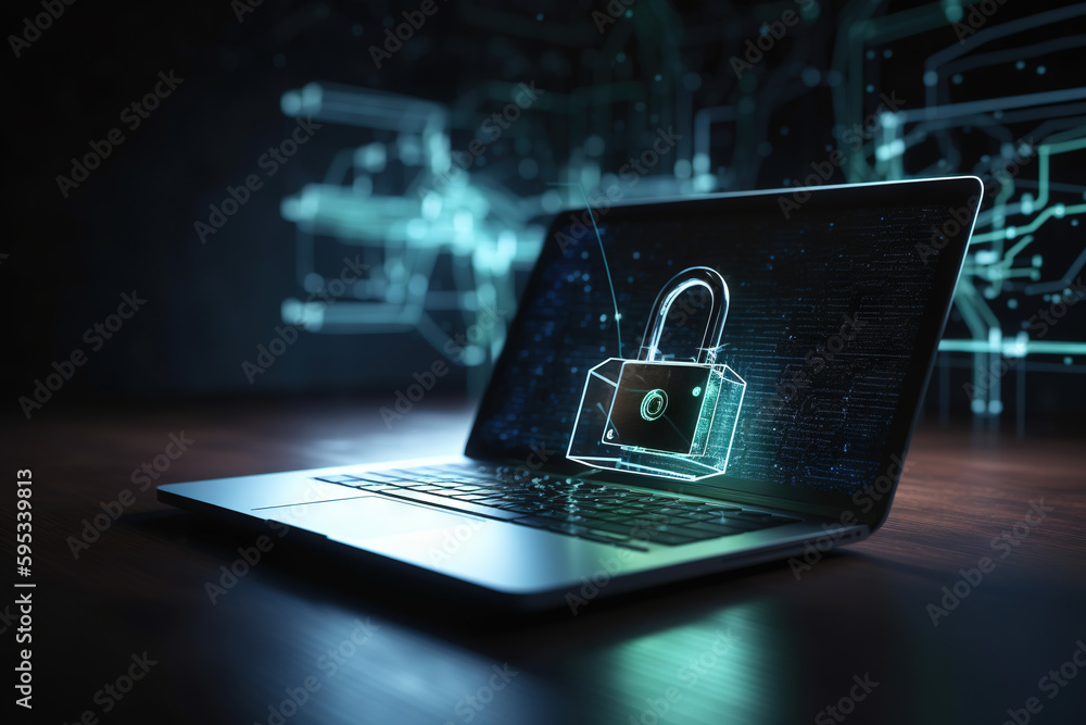 Cyber security, internet protection, digital data protection, internet ...