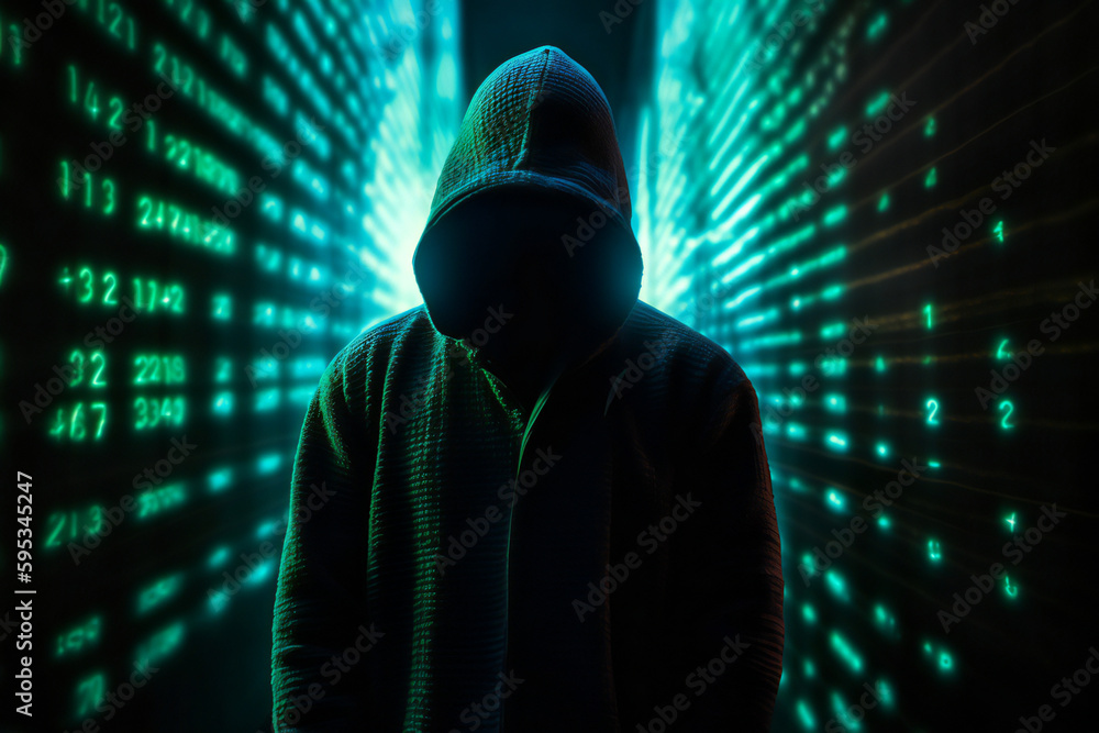 Faceless hacker: advanced cybersecurity measures for responding to ...