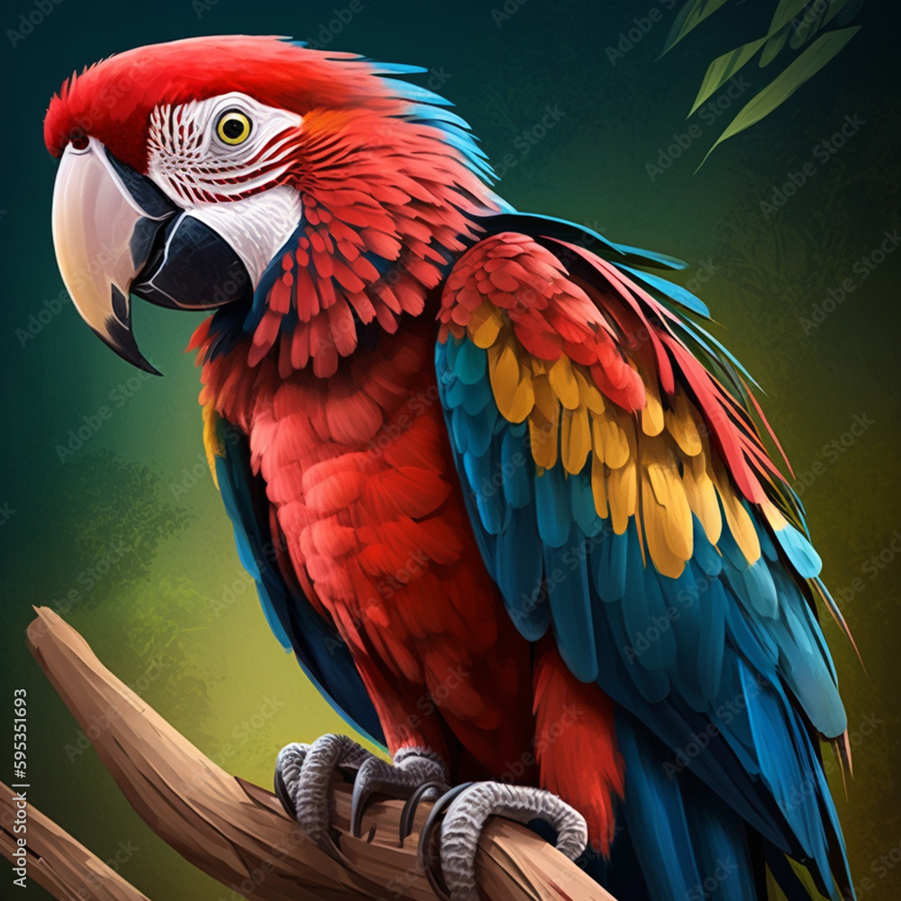 red and yellow macaw, The scarlet macaw (Ara macao) is a large red ...