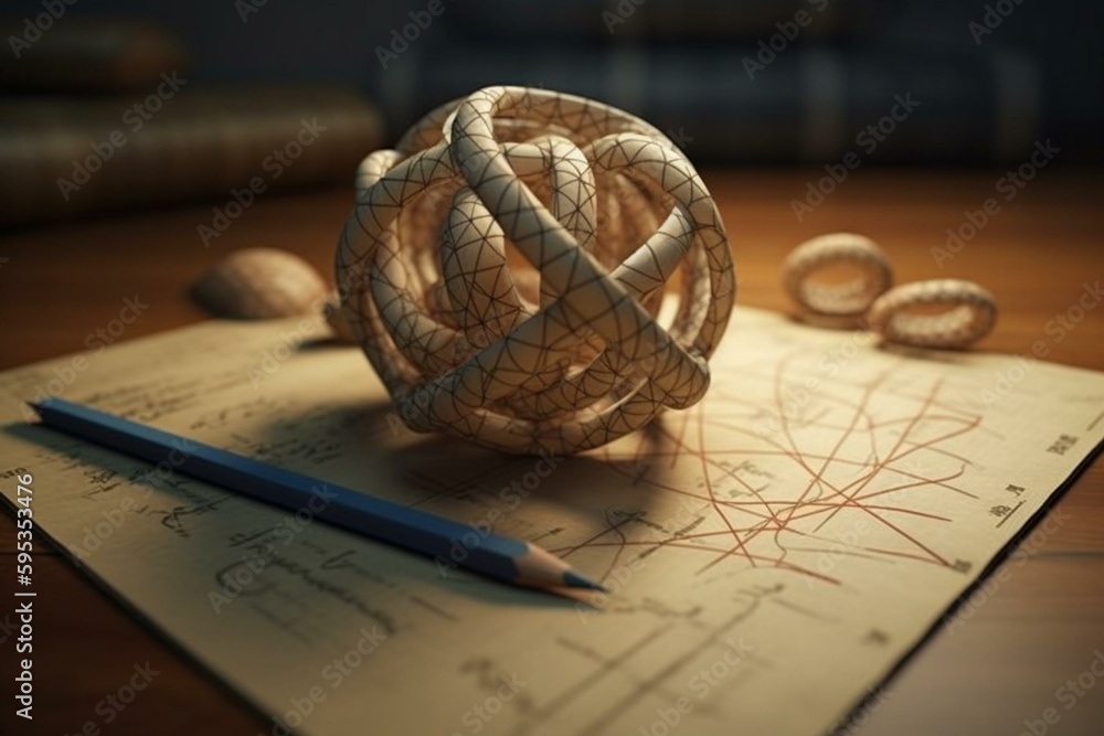 Visualizing math concepts via 3D topology & knot theory. Generative AI ...