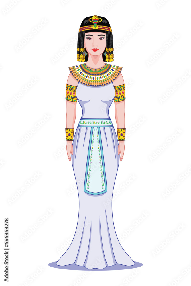 Concept of Beautiful woman costume or dress in princess or queen in ...