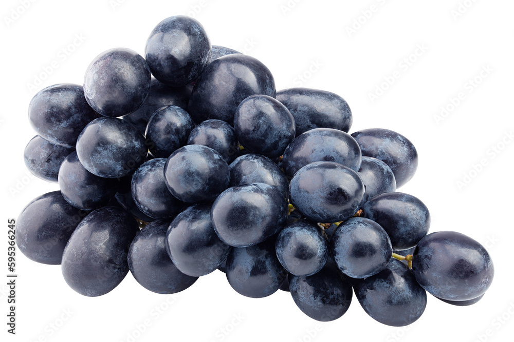 purple grape, isolated on white background, full depth of field Stock ...