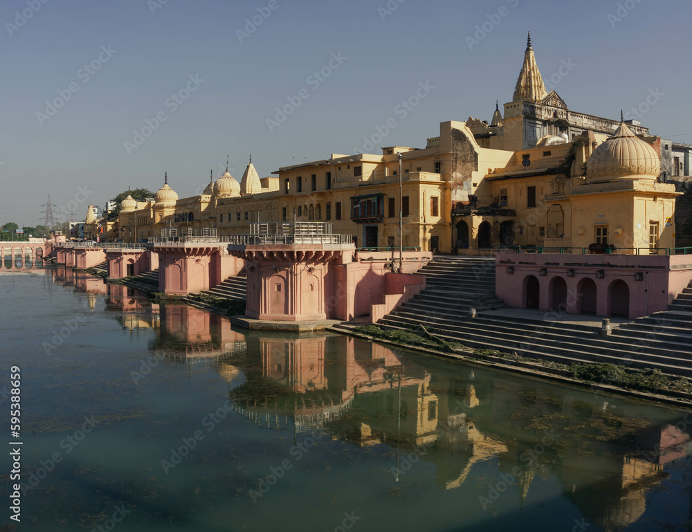 The sacred city of Ayodhya is the birthplace of Rama. India Stock Photo ...