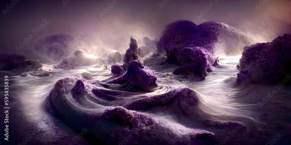 hallucinating an abstract elven pantheon amorphous shadows dissolving ...