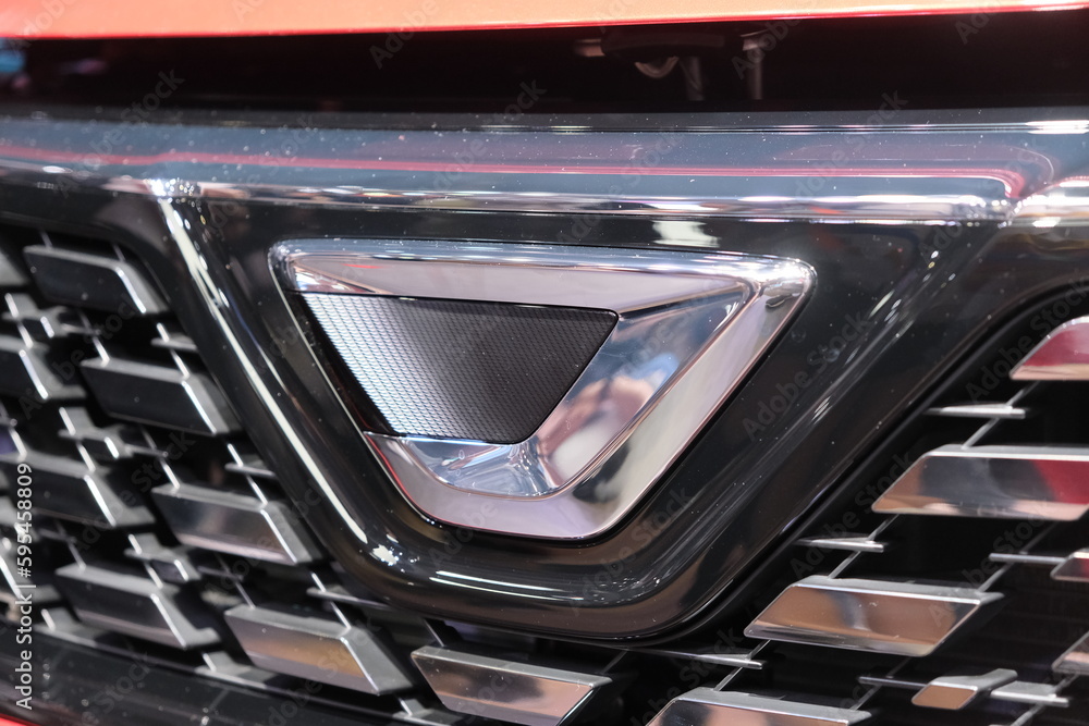 Fotografia do Stock: Shanghai,China-April 22nd 2023: close up Jetta car ...