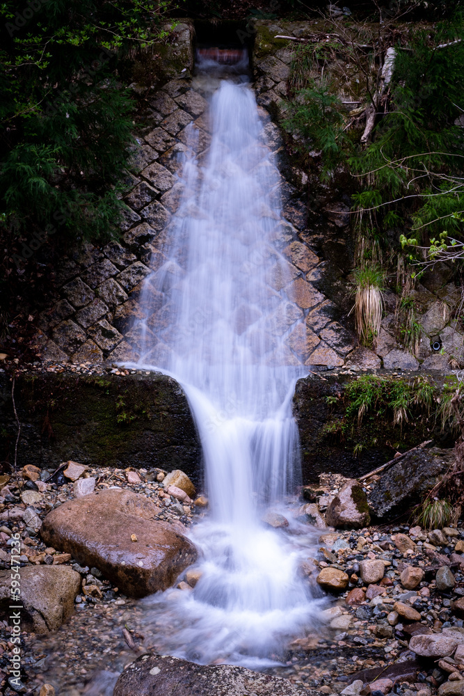 Beautiful and serene waterfall at Jakuchi Gorge, Goryu Falls, 7 falls ...