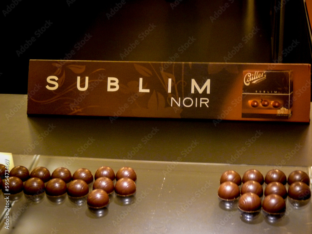 Switzerland, Cailler chocoloate factory, Broc - 26 December 2010 : A ...