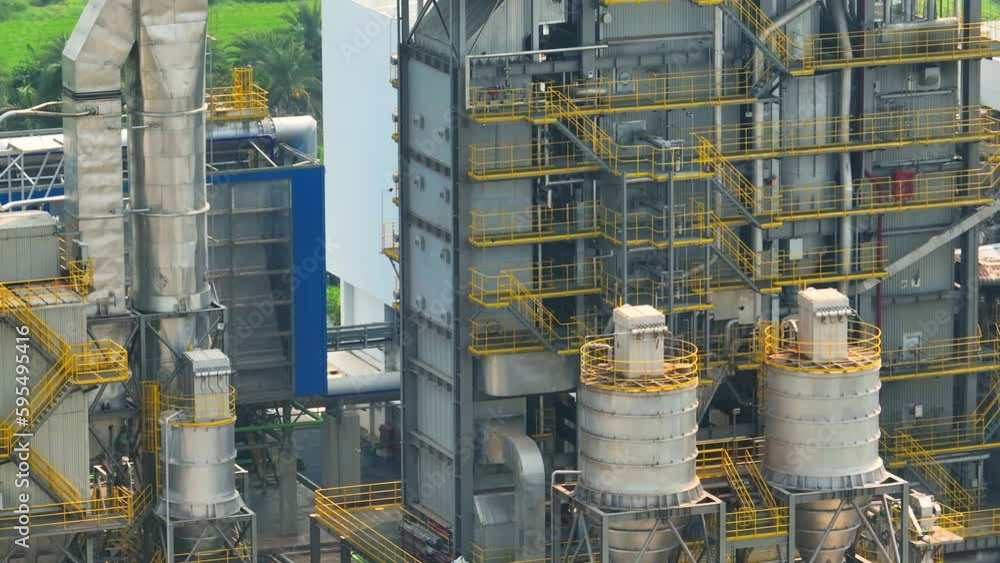 Landfill power generation plant collects methane gas from landfill ...