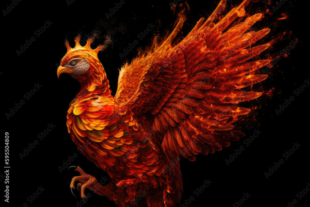 phoenix bird fire wallpaper hd wallpapers 2 - Generative AI Stock ...