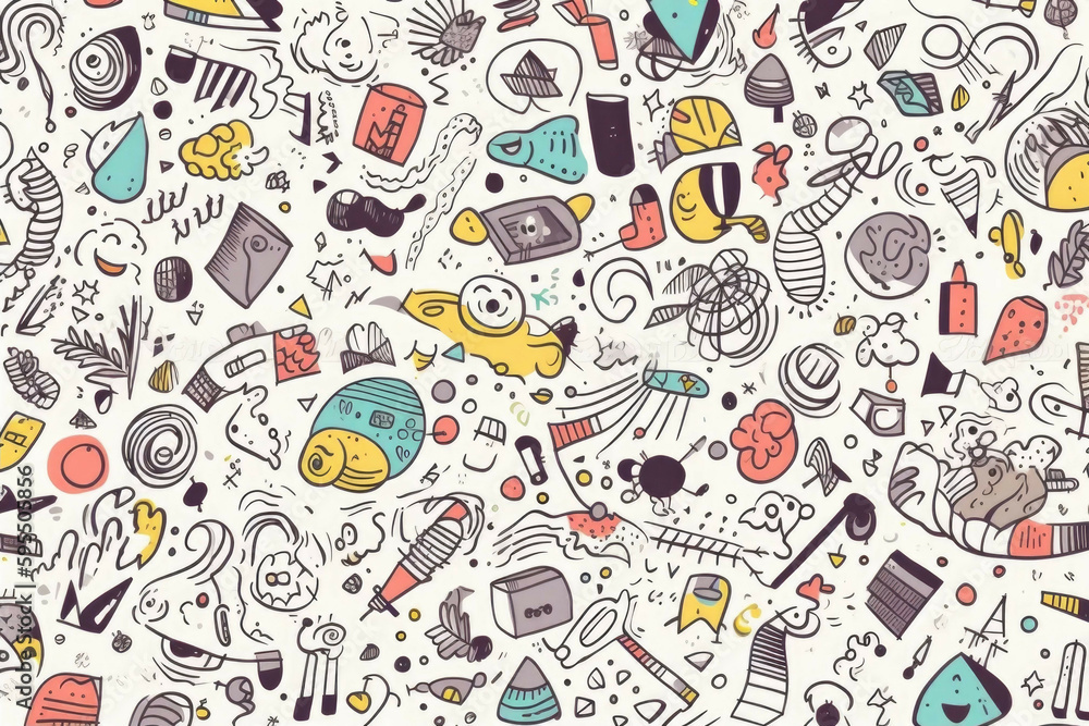doodle collection hand drawn doodle drawings for free vector and jpg ...