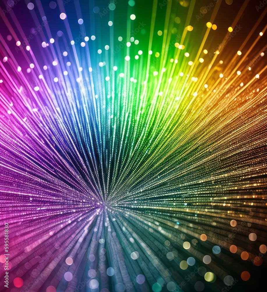 Rainbow-colored, brightly sparkling sparks, fireworks, Bengal lights ...