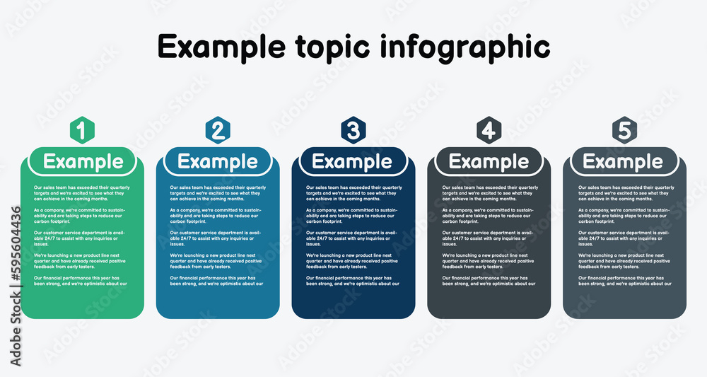 Infographic template show quantity and percentage guide for business ...