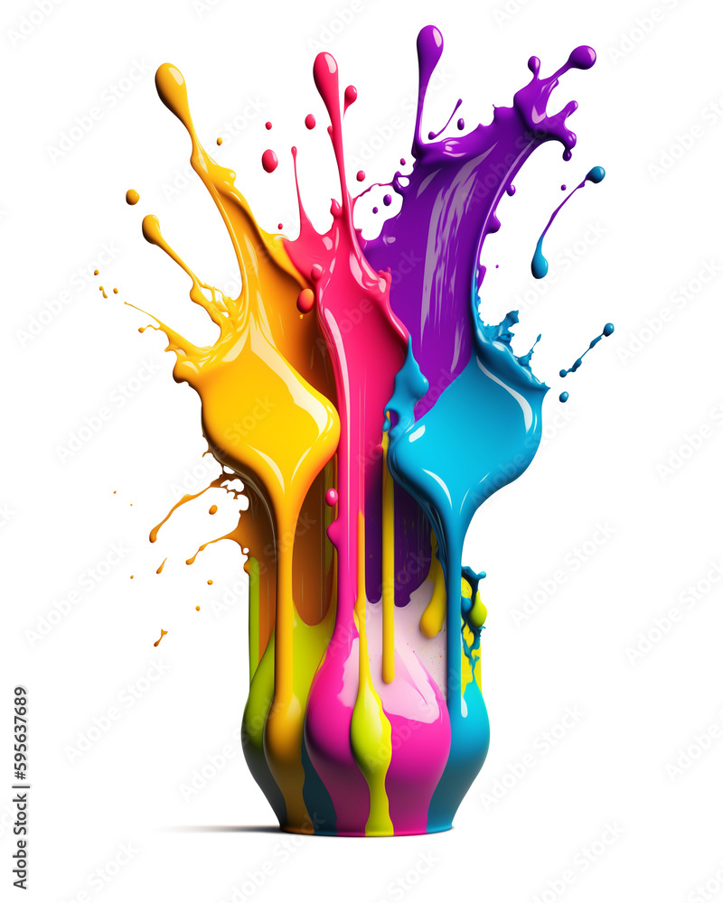Liquid splash Color design background, Gradient colorful abstract ...