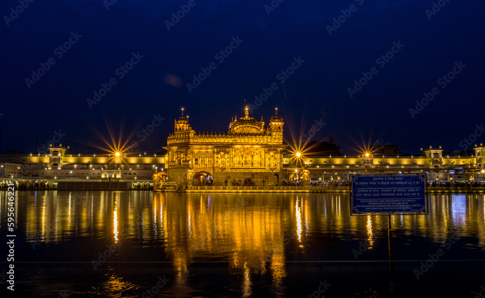 The Golden Temple Amritsar India (Sri Harimandir Sahib Amritsar), a ...