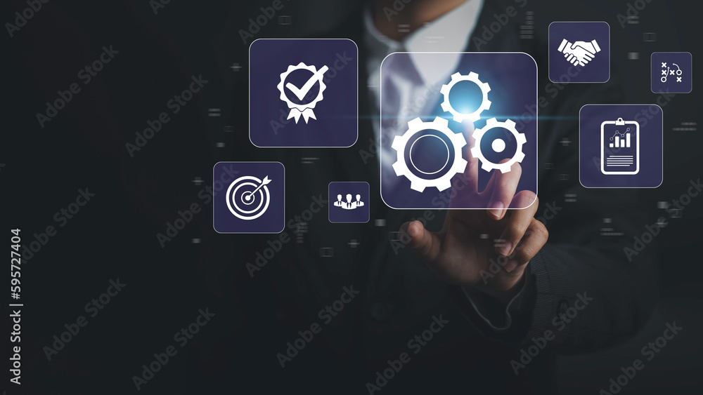 Operation management Business process control optimisation industrial technology and workflow ...