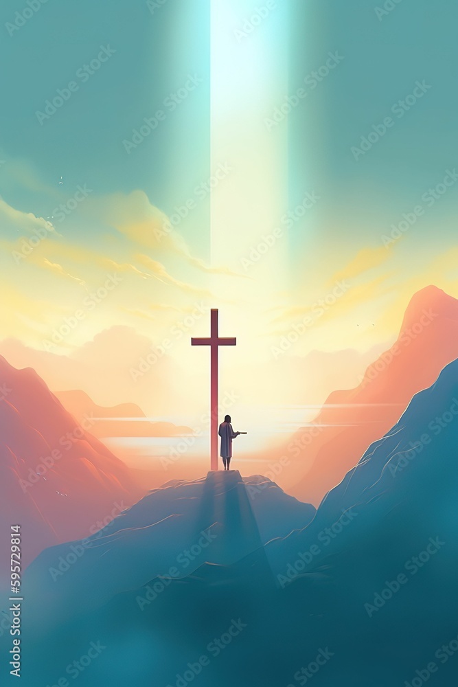 spiritual illustration god religious gospel grace blessed background ...