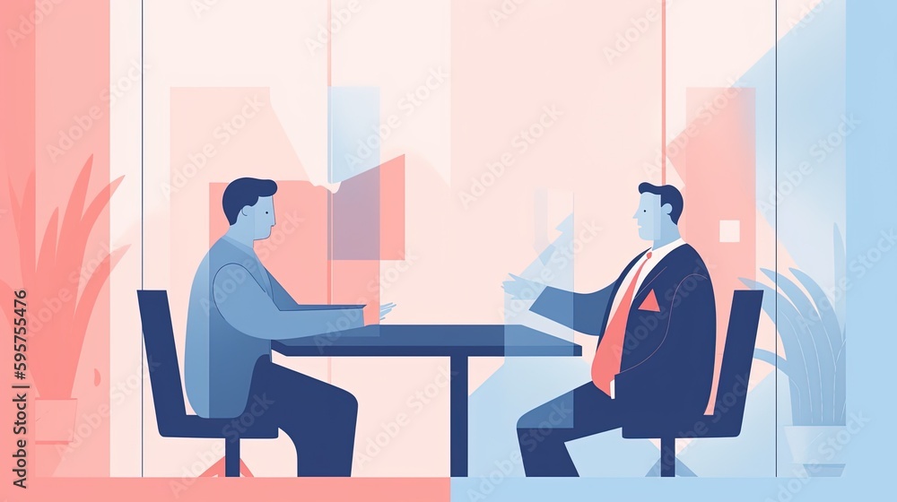 Illustration for a Corporate Negotiation Process between Two ...