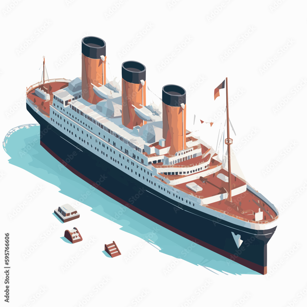 Vector isometric icon set or infographic elements representing low poly ...