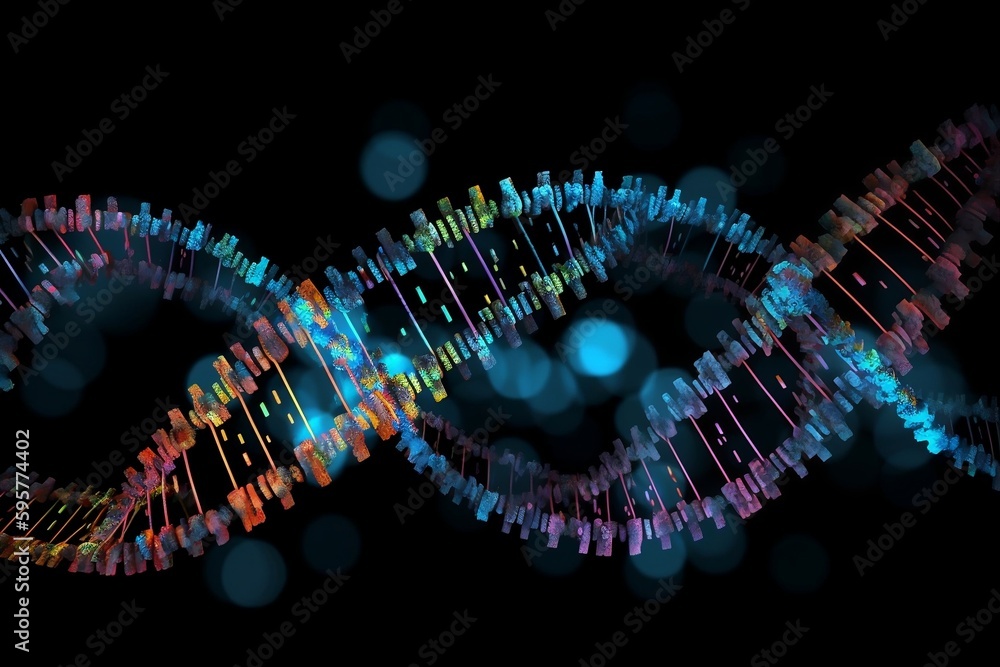 Mutation, image of dna chain, image to illustrate articles of science ...