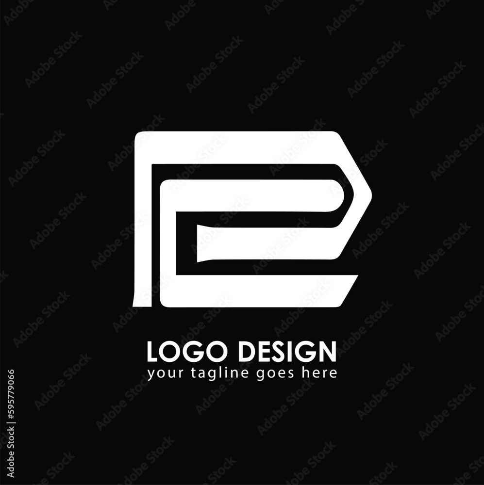 PC PC Logo Design, Creative Minimal Letter PC PC Monogram Stock Vector ...