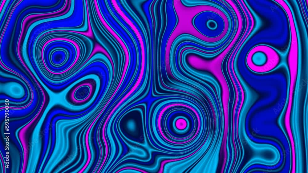 Abstract liquid patterns, flowing fluid shapes , retro psychedelic ...