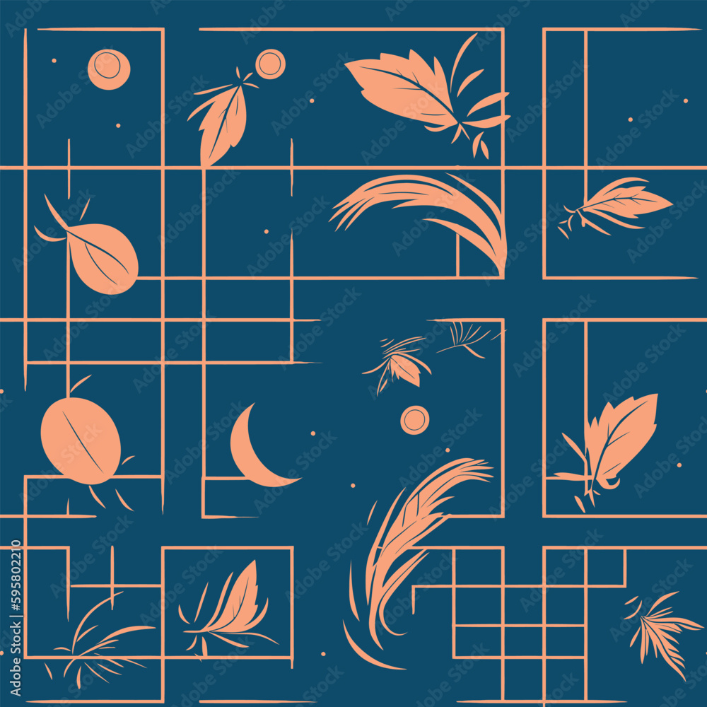 Interstellar Inception: A Flat Illustration of Abstract Space and ...