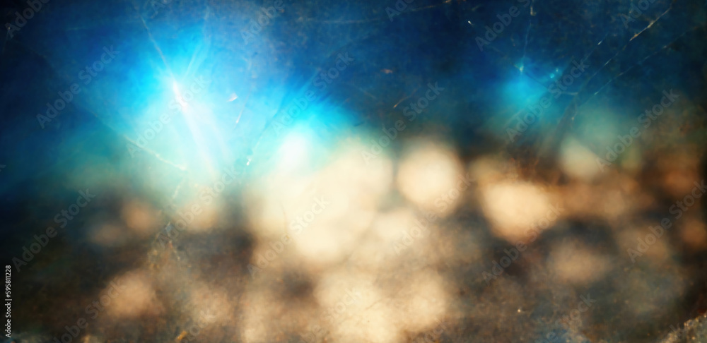 Glowing lights. Broken screen. Abstract background. Flare blurred ...