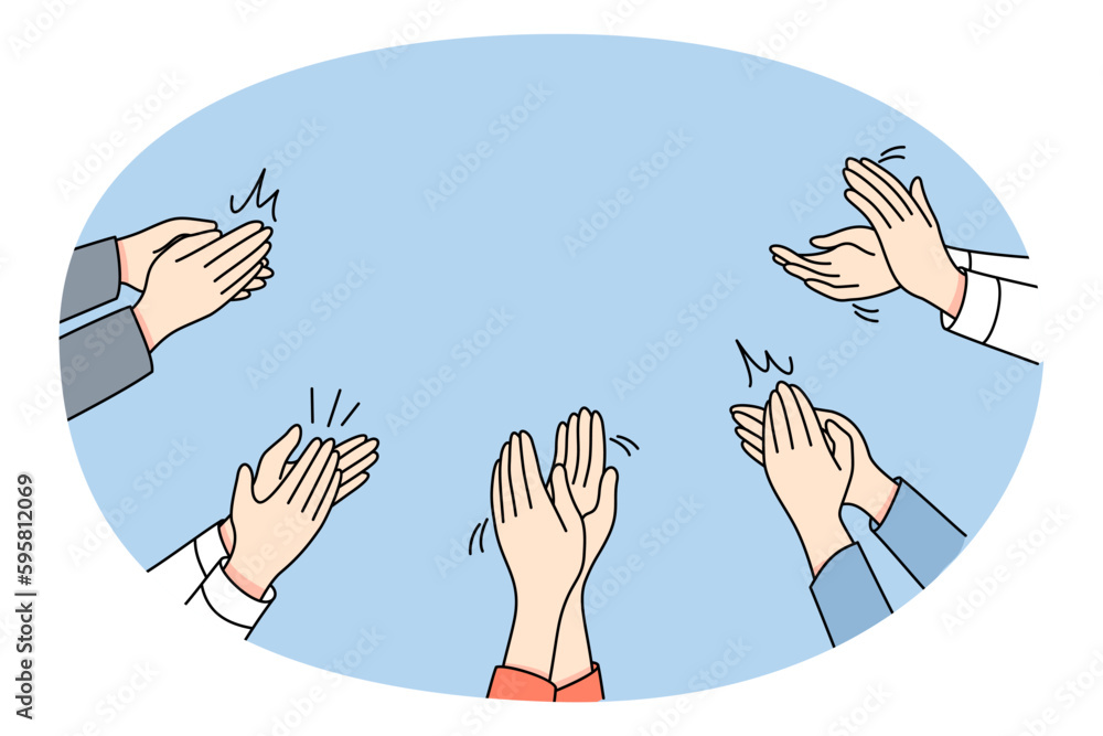People Clapping Clip Art