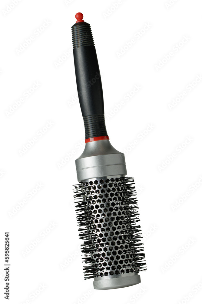 Round hairbrush. Brush for straightening, adding volume or creating ...