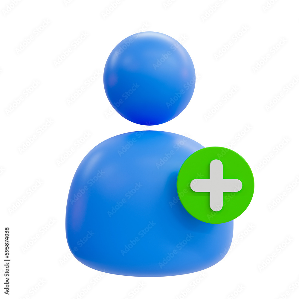 3d minimal recruitment icon. person icon. employee icon. avatar icon ...