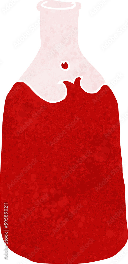 cartoon bottle Stock Illustration | Adobe Stock
