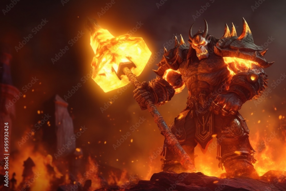 Ragnaros is a character from the massively popular online game, World ...