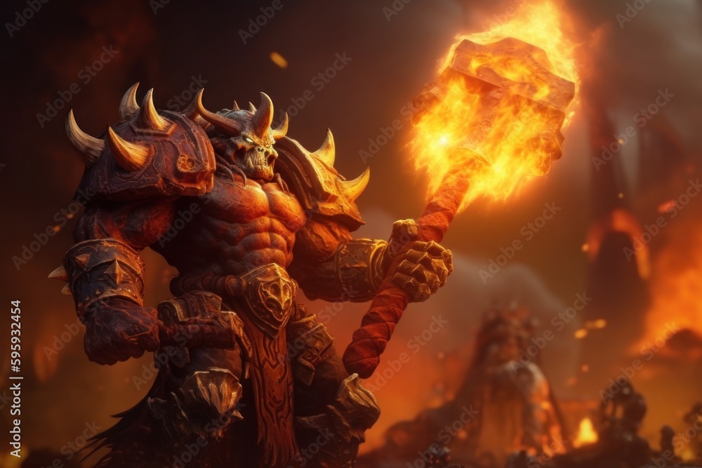 Ragnaros is a character from the massively popular online game, World ...