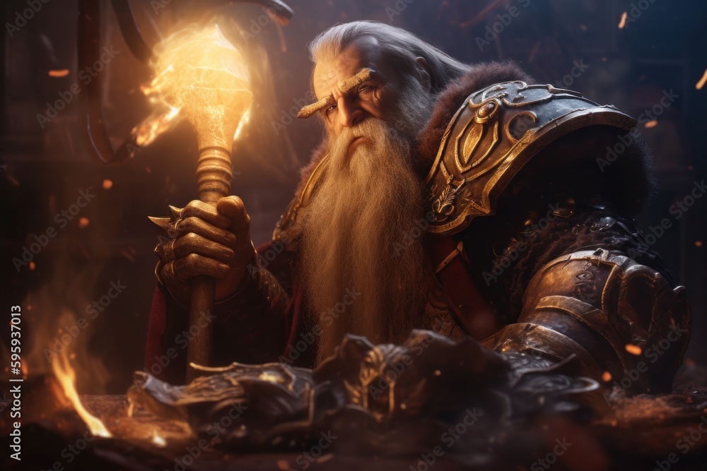 Dwarfs are a fictional humanoid race often depicted in fantasy ...