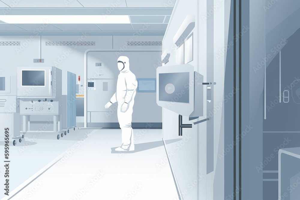 Photo & Art Print The illustration of semiconductor operator ...