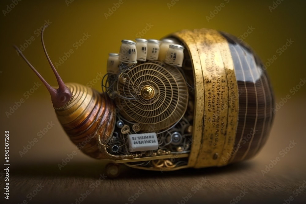 Capacitor made from a snail shell, concept of Bioinspired electronics ...