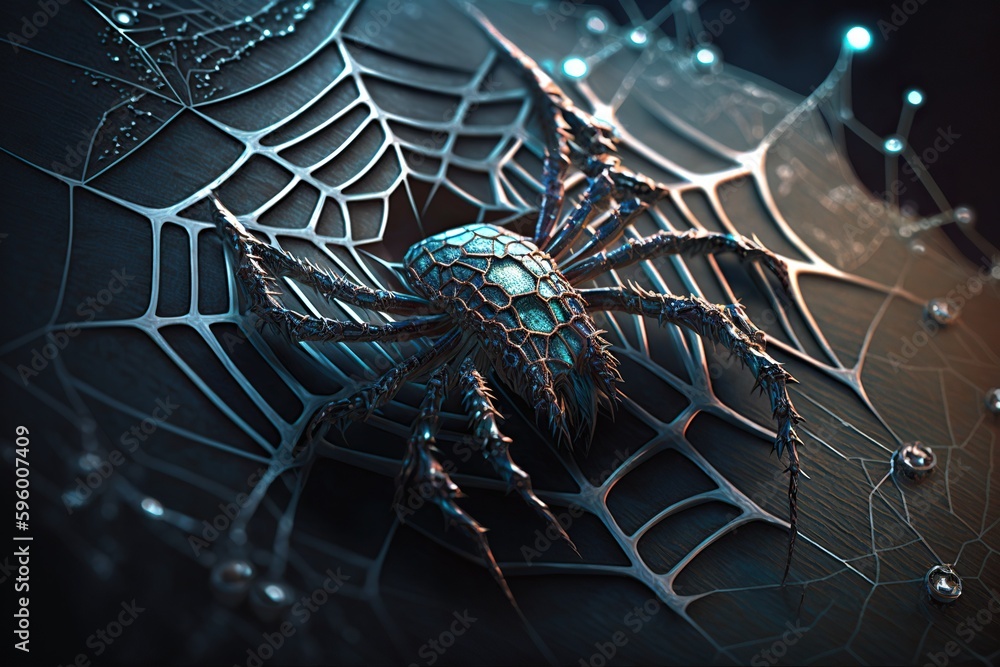 Connector made from a spiders web, concept of Natural Materials and ...