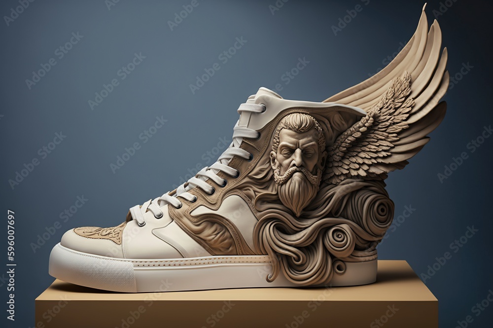 Sneakers for greek god, concept of Divine footwear and Legendary ...