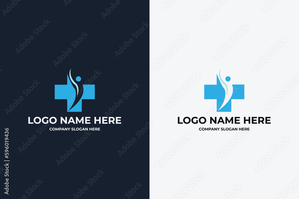 Cross Medical Pharmacy Health care logo design vector template, Health ...