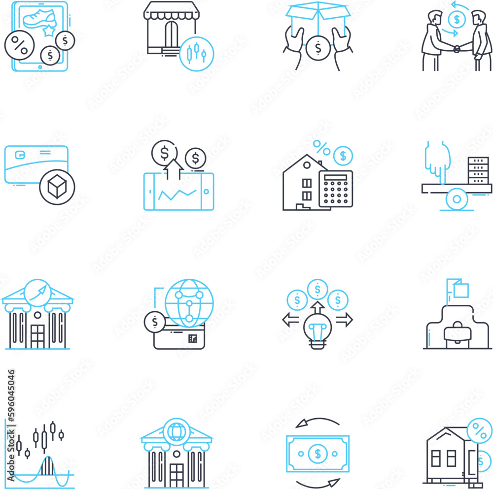Exchange linear icons set. Swap, Barter, Trade, Conversion, Switch ... Exchange linear icons set. Swap, Barter, Trade, Conversion, Switch ...