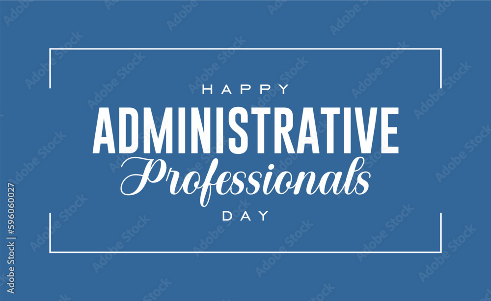 Vecteur Stock Administrative Professionals Day, Secretaries Day or ...