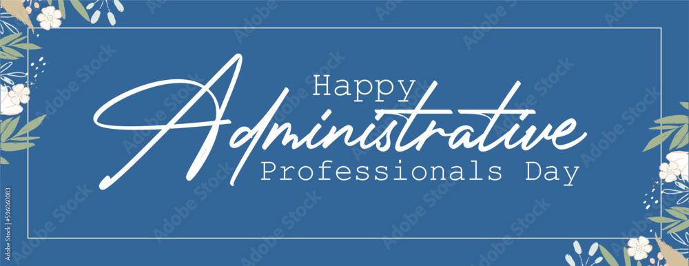 Administrative Professionals Day, Secretaries Day or Admin Day. Holiday ...
