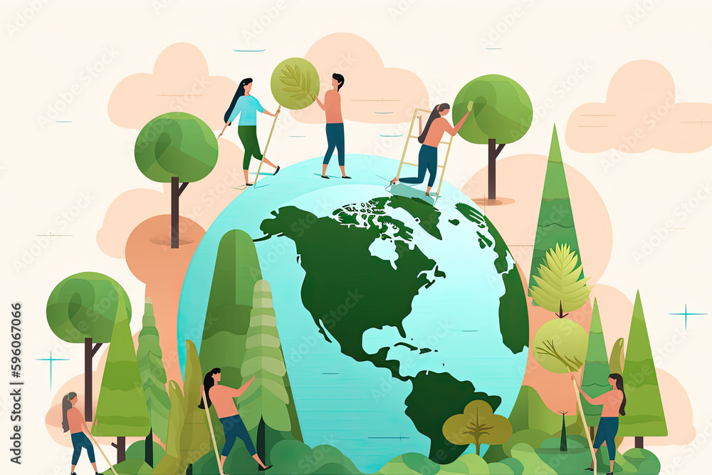 Community together protecting environment for sustainable development ...