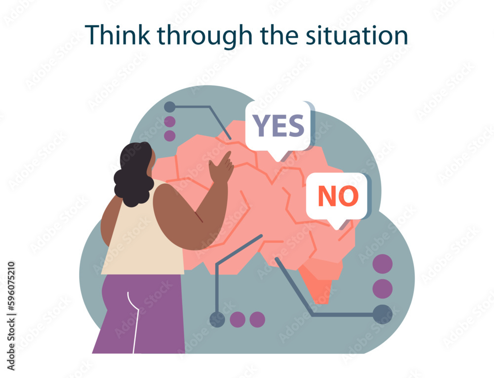 How to overcome neophobia. Therapy plan for coping with neophilia Stock ...