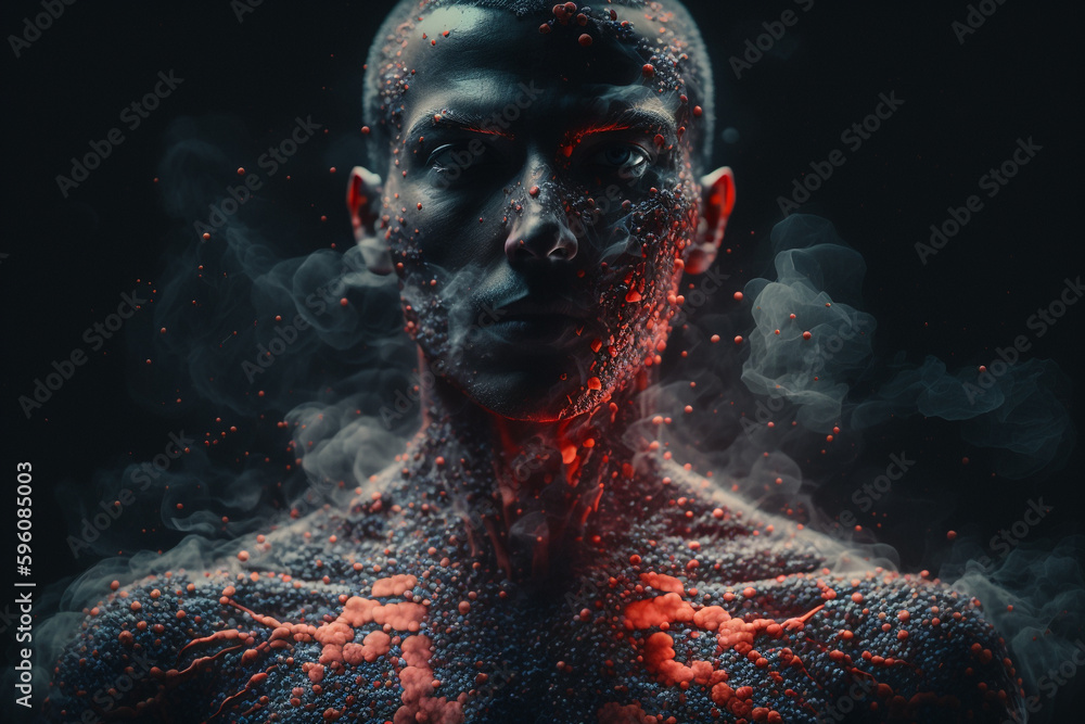 Oncology. Cancer cells. Chemotherapy. treatment for malignant in a ...