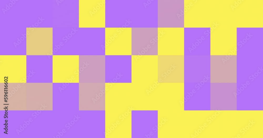 Animated multicolored pixel background. 4K resolution abstract pixel ...