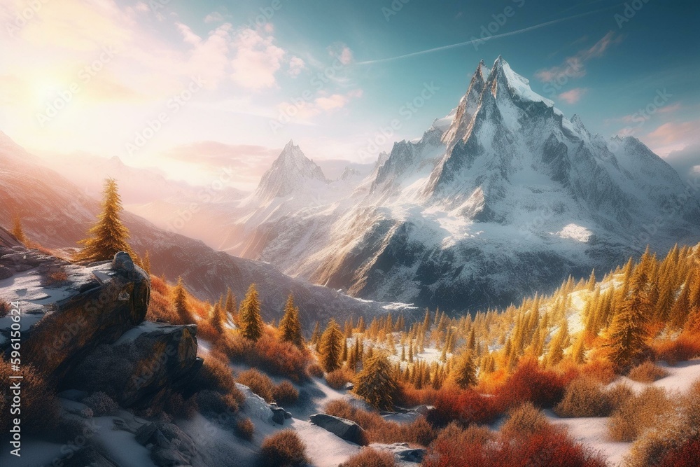 Showing the stunning beauty of nature with intricate details and ...