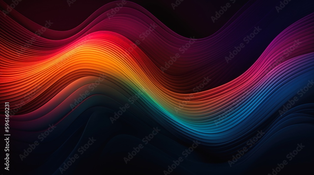 intelligent background simple wave deep learning black color intriguing ...