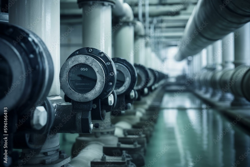 Rotameters measure flow rates in wastewater treatment facilities using ...