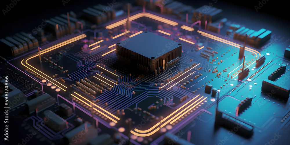 Visualizing AI semiconductor circuitry in a simple and cl Stock ...